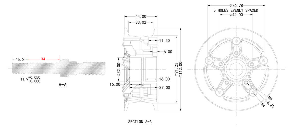 200mm Standard Wheels - LORENTZ BOARDS